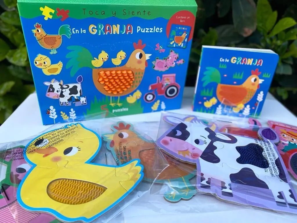 Puzzles con texturas y libro – Babuu Little Things